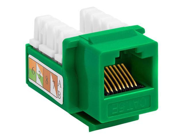Click here for Cmple - Cat5E Punch Down Keystone Jack - Green prices