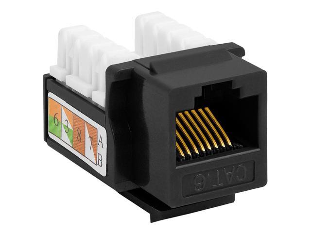 Click here for Cmple - Cat6 RJ45 Punch Down Keystone Jack - Black prices