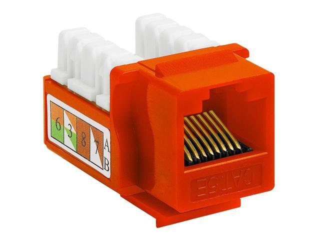 Click here for Cmple - Cat5E Punch Down Keystone Jack - Orange prices