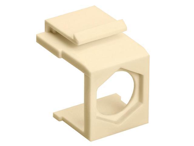 Click here for Cmple - Blank Insert for F type connector - Ivory... prices