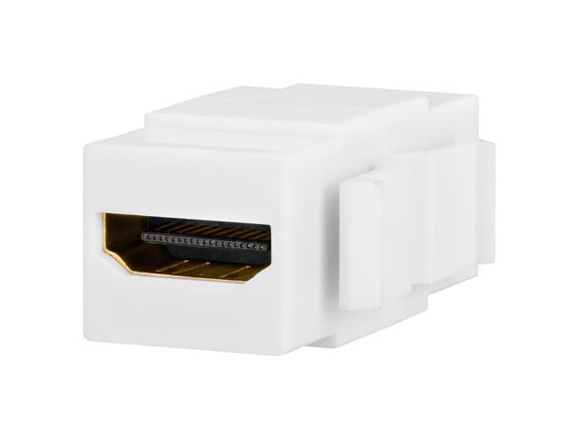 Click here for Cmple - HDMI Keystone Coupler Jack F/F  White prices
