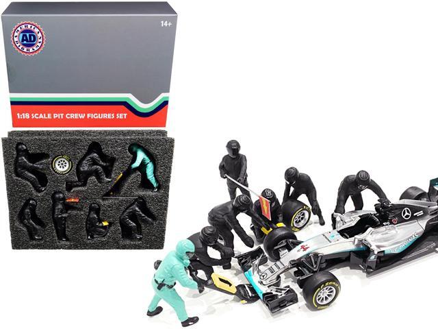 Click here for Formula One F1 Pit Crew 7 Figurine Set Team Black... prices