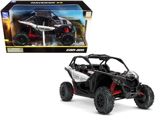 Click here for CAN-AM Maverick X3 ATV Hyper Silver and Red 1/18 D... prices