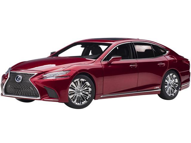 Click here for Lexus LS500h Morello Red Metallic with Chrome Whee... prices