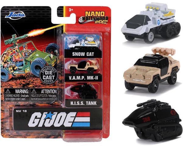 Click here for G. I. Joe 3 piece Set Nano Hollywood Rides Diecast... prices