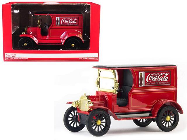 Click here for 1917 Ford Model T Cargo Van Coca-Cola Red with Bla... prices