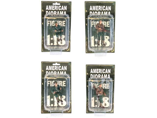 Click here for US Army WWII 4 Piece Figure Set For 1:18 Scale Mod... prices