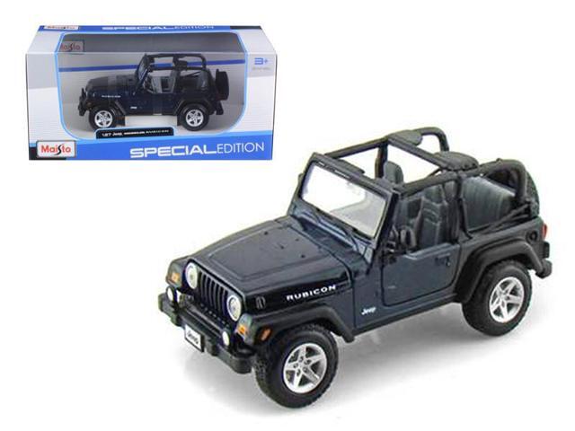 Click here for Jeep Wranger Rubicon Blue 1/27 Diecast Model Car b... prices