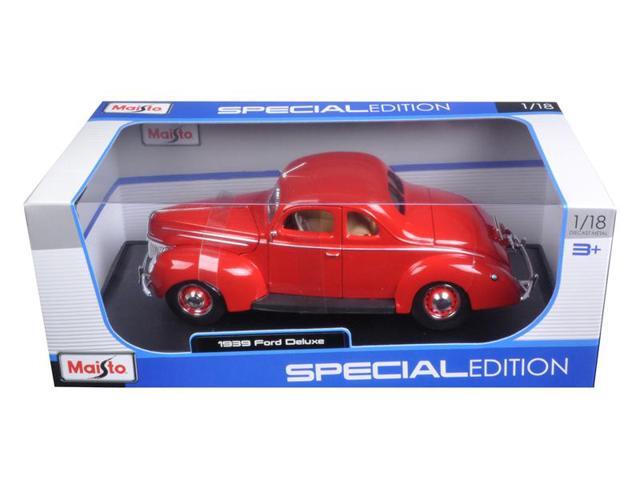 Click here for 1939 Ford Deluxe Tudor Red 1/18 Diecast Model Car... prices