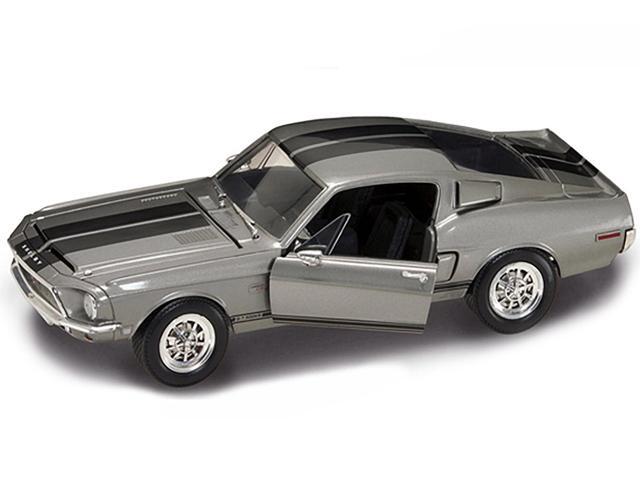 Click here for 1968 Shelby GT 500KR Silver 1/18 Diecast Model Car... prices