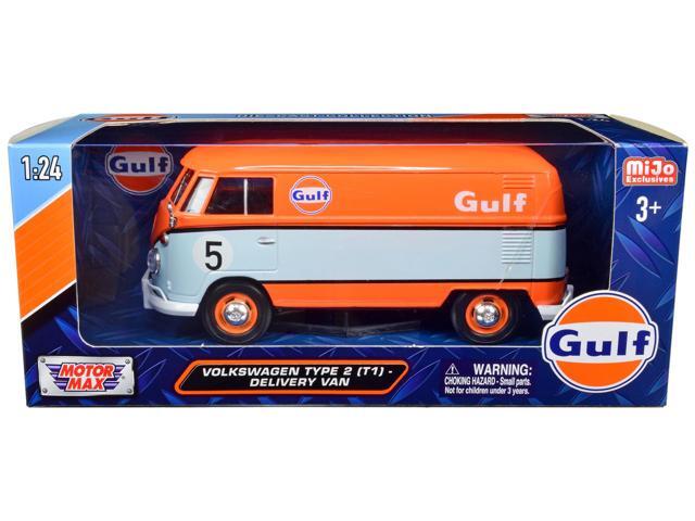 Click here for Volkswagen Type 2 (T1) Delivery Van #5 Gulf Orange... prices