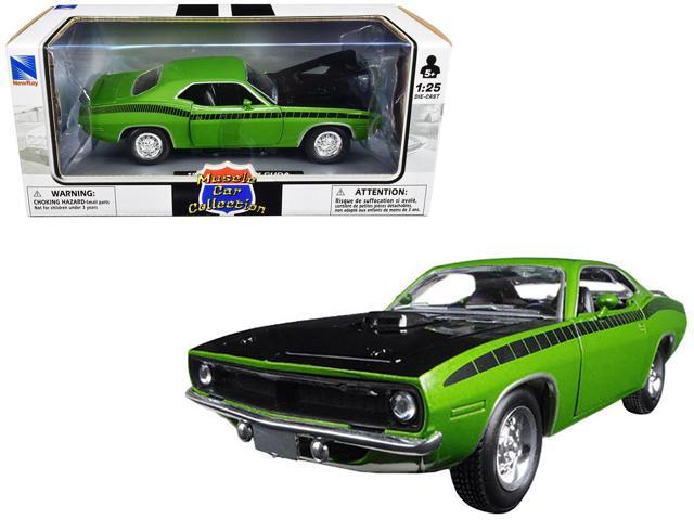 Click here for 1970 Plymouth Barracuda Green with Black Hood and... prices