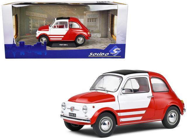 Click here for 1965 Fiat 500 L Red and White with Red Interior Ro... prices
