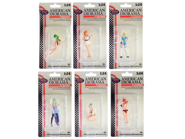 Click here for Cosplay Girls 6 piece Figure Set for 1/24 Scale Mo... prices