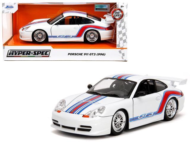 Click here for Porsche 911 GT3 (996) White with Red and Blue Stri... prices