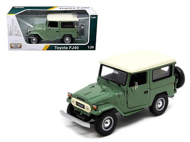Click here for Toyota FJ40 Medium Green 1/24 Diecast Model Car by... prices