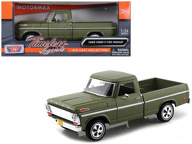 Click here for 1969 Ford F-100 Pickup Truck Green 1/24 Diecast Mo... prices