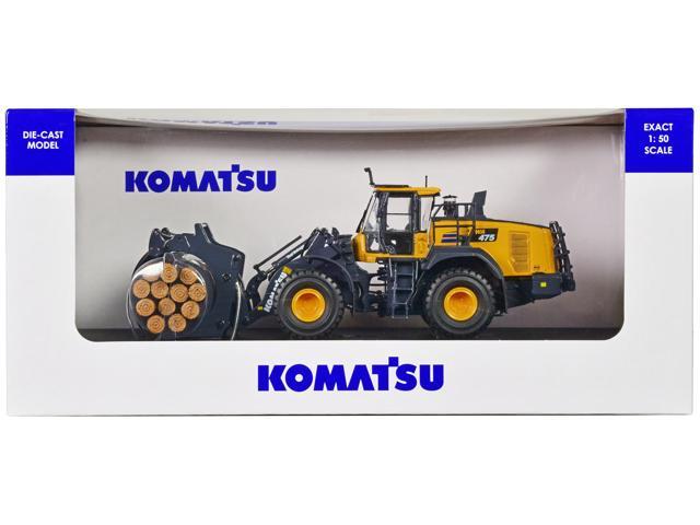 Click here for Komatsu WA475-10 Wheel Loader Yellow with Log Grap... prices
