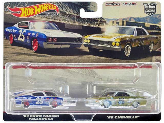 Click here for 1969 Ford Torino Talladega #25 White & Blue w/Red... prices