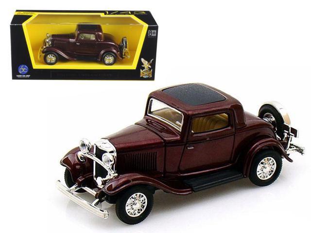 Click here for 1932 Ford 3-Window Coupe Burgundy 1/43 Diecast Mod... prices
