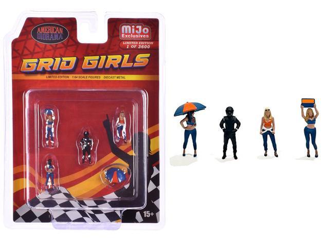 Click here for Grid Girls 5 piece Diecast Figure Set (4 Figures... prices