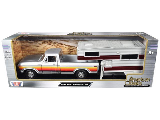 Click here for 1979 Ford F-150 Custom Truck Silver Met w/Stripes... prices