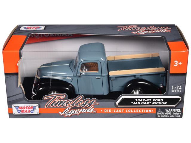 Click here for 1942-47 Ford Jailbar Pickup Truck Blue and Black T... prices