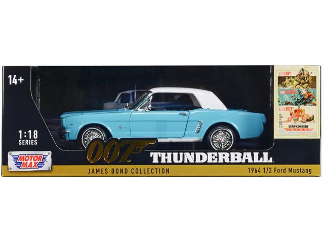 Click here for 1964 1/2 Ford Mustang Light Blue with White Top Ja... prices