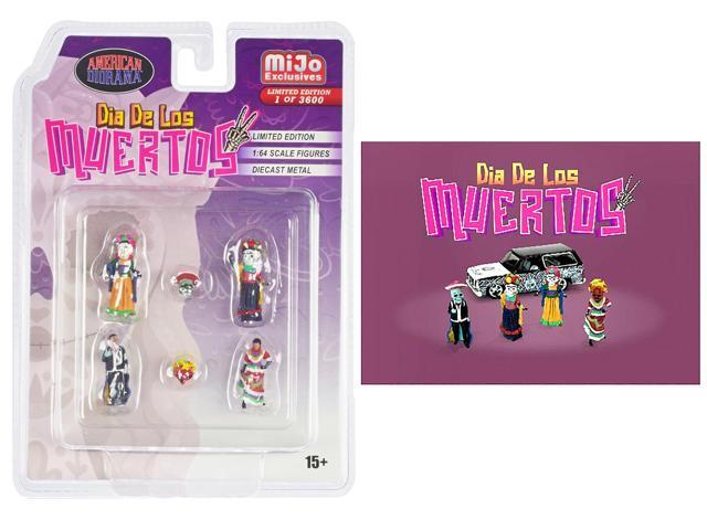 Click here for Dia de los Muertos 2 6 piece Diecast Set (4 Figure... prices