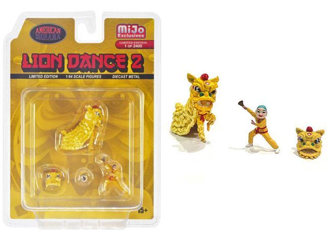 Click here for Lion Dance 2 4 piece Diecast Figure Set Limited Ed... prices