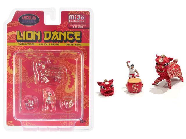 Click here for Lion Dance 4 piece Diecast Figure Set Limited Edit... prices