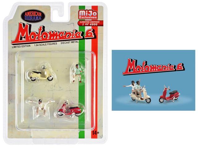 Click here for Motomania 6 4 piece Diecast Figure Set Limited Edi... prices