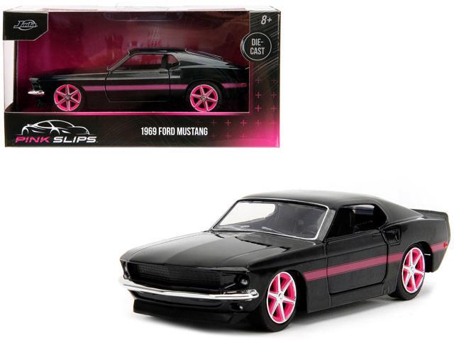 Click here for 1969 Ford Mustang Black Metallic with Pink Stripes... prices