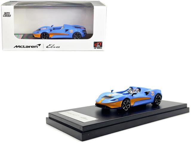 Click here for McLaren Elva Convertible Light Blue with Orange Ac... prices
