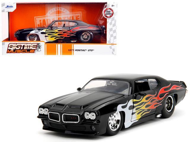 Click here for 1971 Pontiac GTO Black with Flame Graphics Bigtime... prices