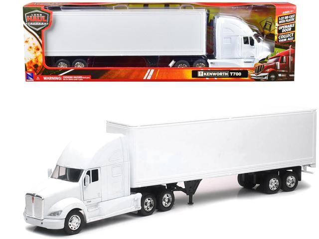 Click here for Kenworth T700 Truck with Dry Goods Trailer White L... prices