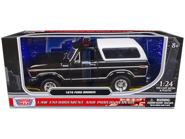 Click here for 1978 Ford Bronco Police Car Unmarked Black w/White... prices