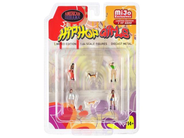 Click here for Hip Hop Girls 6 piece Diecast Set (4 Women  2 Dog... prices