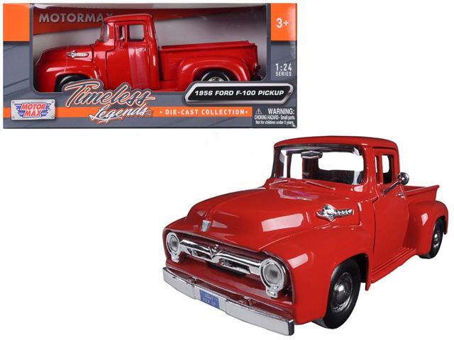 Click here for 1956 Ford F-100 Pickup Red 1/24 Diecast Model Car... prices