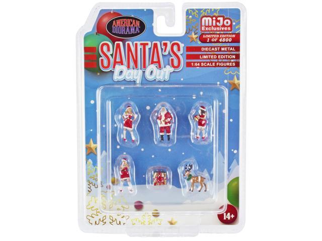 Click here for Santas Day Out 6 piece Diecast Set (1 Male 2 Femal... prices