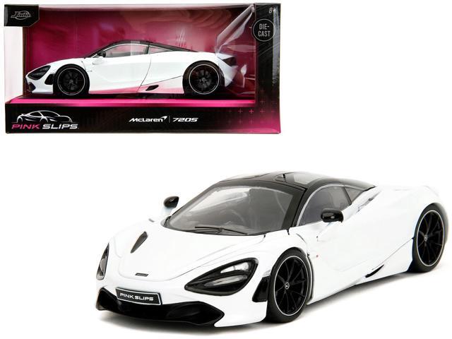 Click here for McLaren 720S White Metallic with Black Top Pink Sl... prices