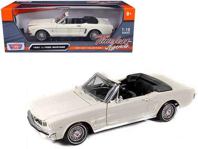 Click here for 1964 1/2 Ford Mustang Convertible Cream 1/18 Dieca... prices