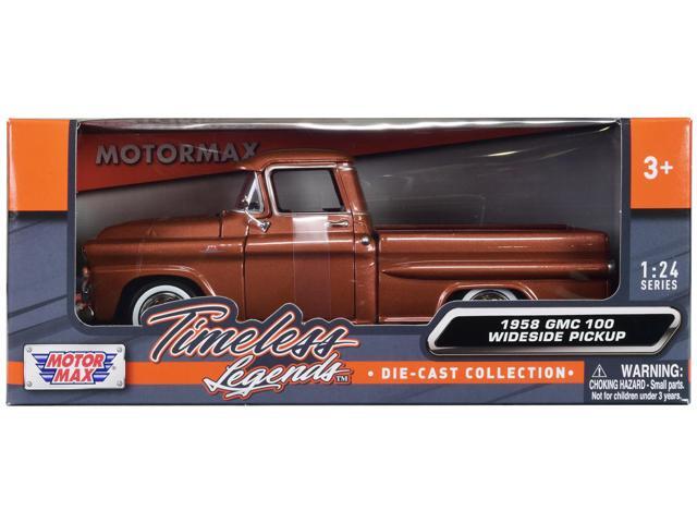 Click here for 1958 GMC 100 Wideside Pickup Truck Brown Metallic... prices