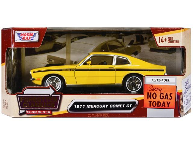 Click here for 1971 Mercury Comet GT Yellow with Black Stripes Fo... prices