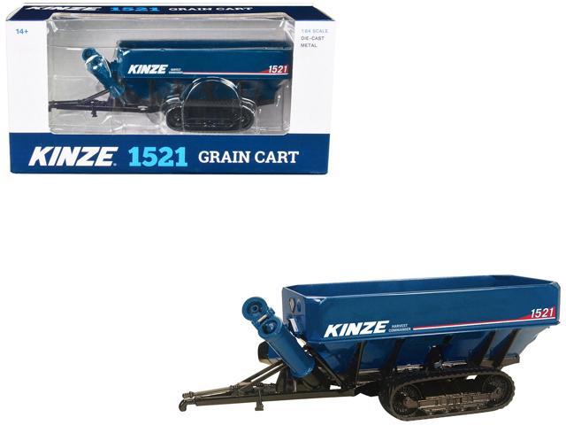 Click here for Kinze 1521 Grain Cart with Tracks Blue 1/64 Diecas... prices