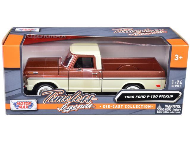 Click here for 1969 Ford F-100 Pickup Truck Brown Metallic and Cr... prices