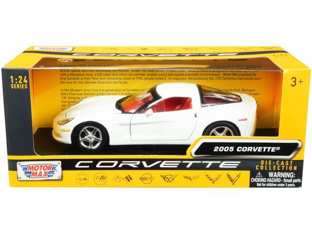 Click here for 2005 Chevrolet Corvette C6 White with Red Interior... prices