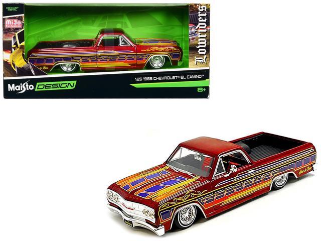 Click here for 1965 Chevrolet El Camino Lowrider Candy Red Metall... prices