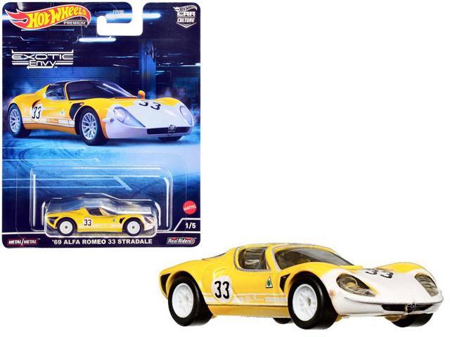 Click here for 1969 Alfa Romeo 33 Stradale #33 Yellow and White E... prices