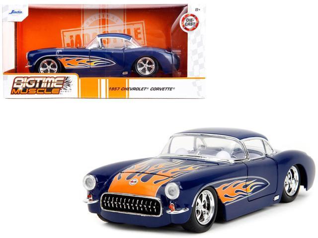 Click here for 1957 Chevrolet Corvette Dark Blue with Flame Graph... prices